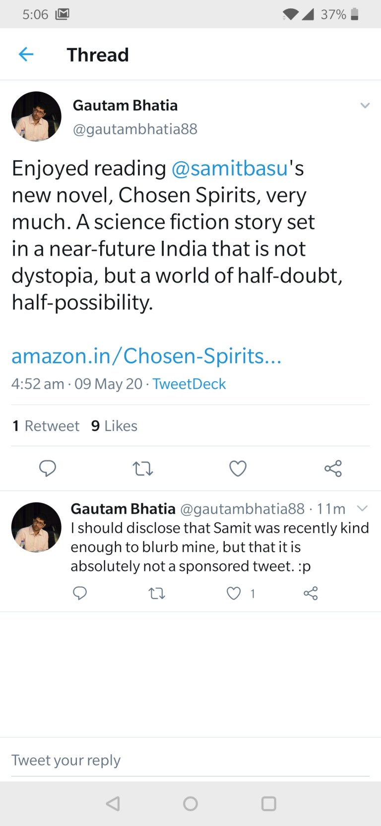 Chosen Spirits | Samit Basu